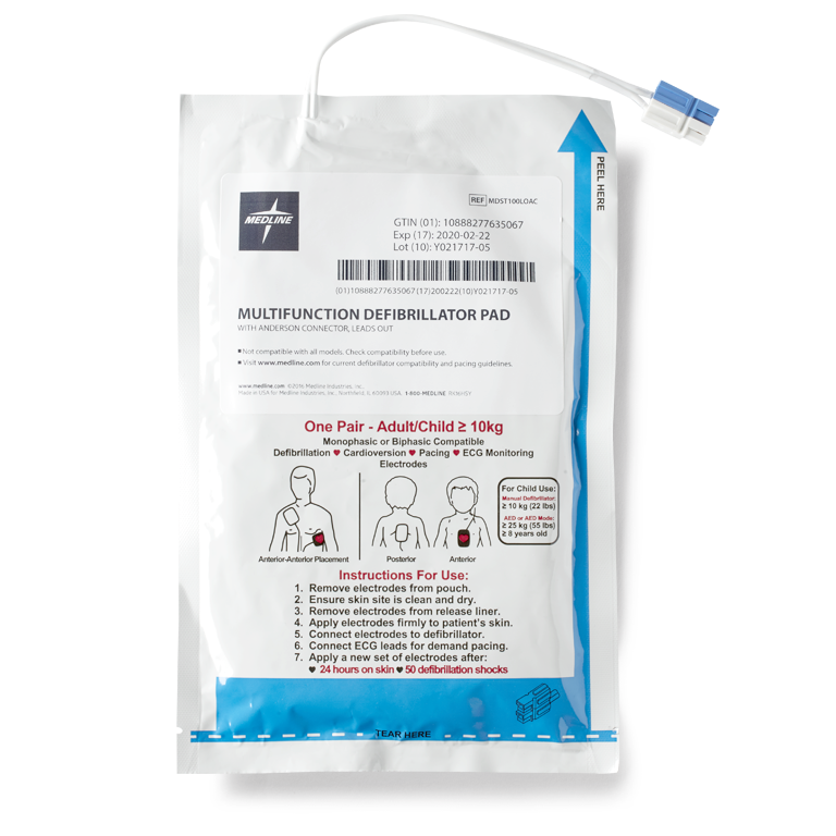 Medline Defibrillator Pads | Medline Industries, Inc.