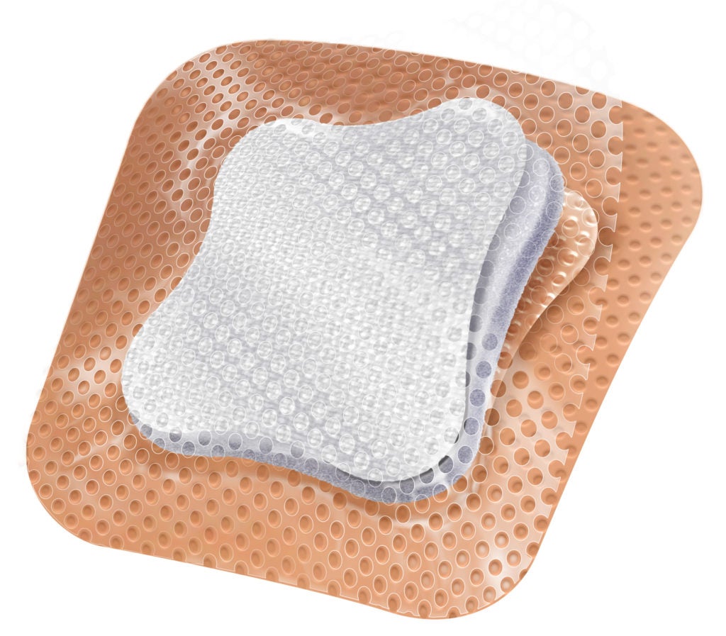 Optifoam Gentle Foam Dressings with Silicone Adhesive Border | Medline ...