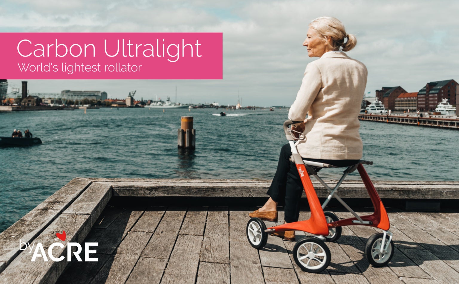 byACRE Ultralight Carbon Fiber Rollators | Medline Industries, Inc.