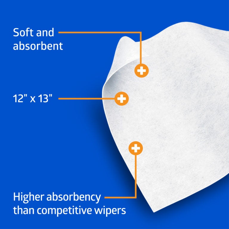 Medline Absorbent Wipers+ Dry Wipes | Medline Industries, Inc.