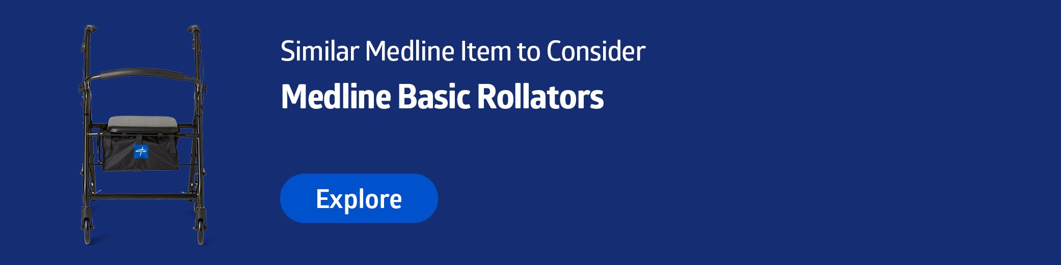 Rollator Walkers | Medline Industries, Inc.